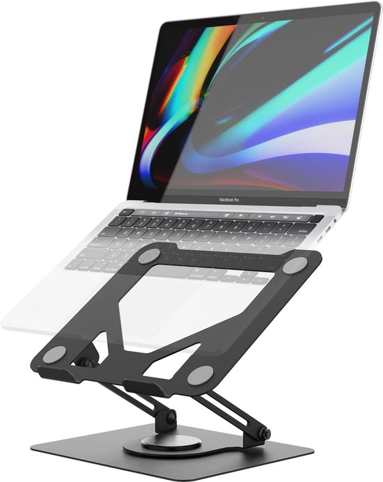Ergonomische Laptopstandaard - Verstelbaar - Lichtgewicht - Aluminium | bol