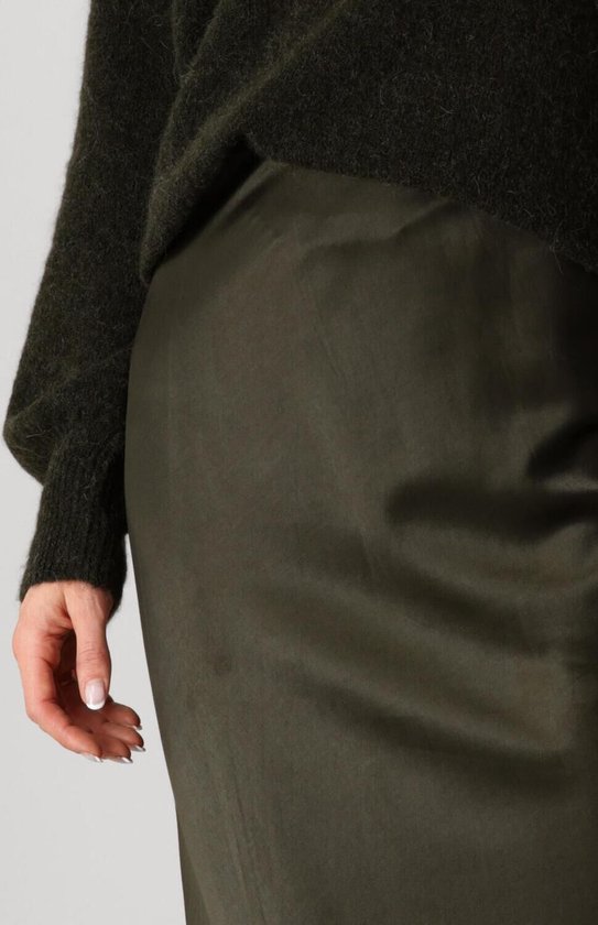 My Essential Wardrobe Estellemw Long Skirt Rokken Dames - Donkergroen ...