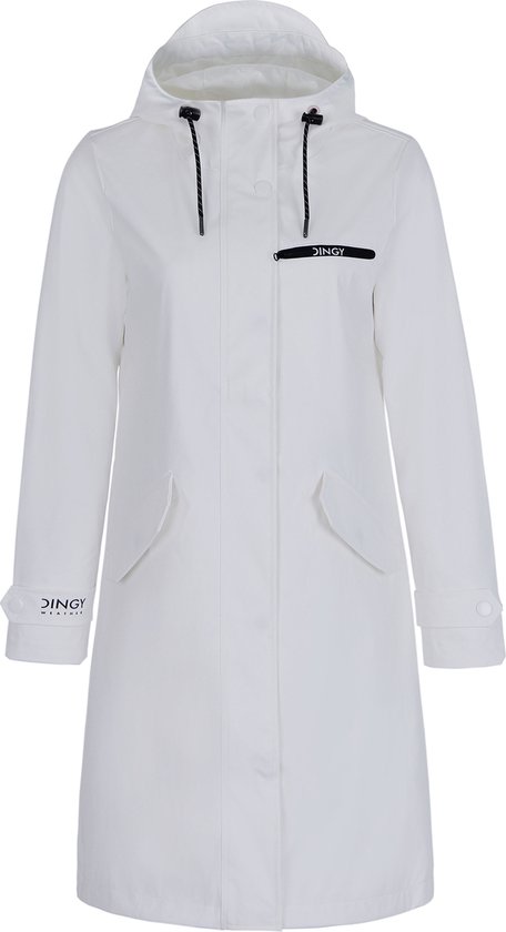 Dingy Weather - Regenjas Dames - Maat 42 - Wit | bol.com