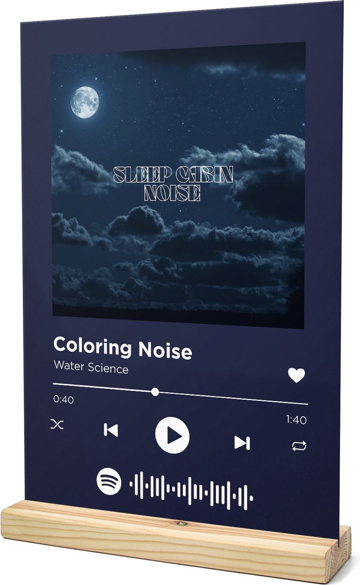 Songr Spotify Muziek Bordje - Coloring Noise - Water Science - 20x30 ...