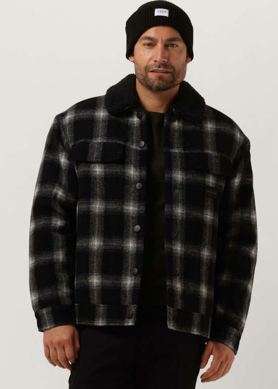Calvin Klein Check Sherpa Trucker Jacket Jassen Heren - Winterjas ...