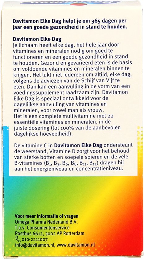 Davitamon Elke dag 60 - tabletten | bol.com