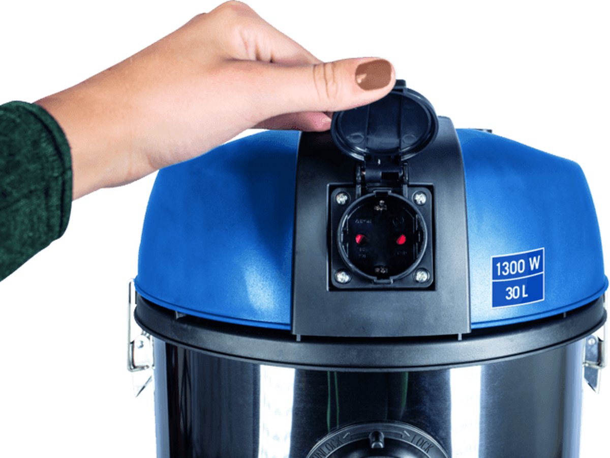 Nat en droogstofzuiger NTS30 - 30L | 1300W | 20kPa - Inclusief HEPA filter | bol