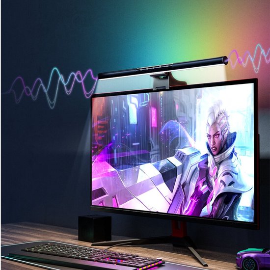 Monitor RGB Lichtbalk Bediening APP | bol.com