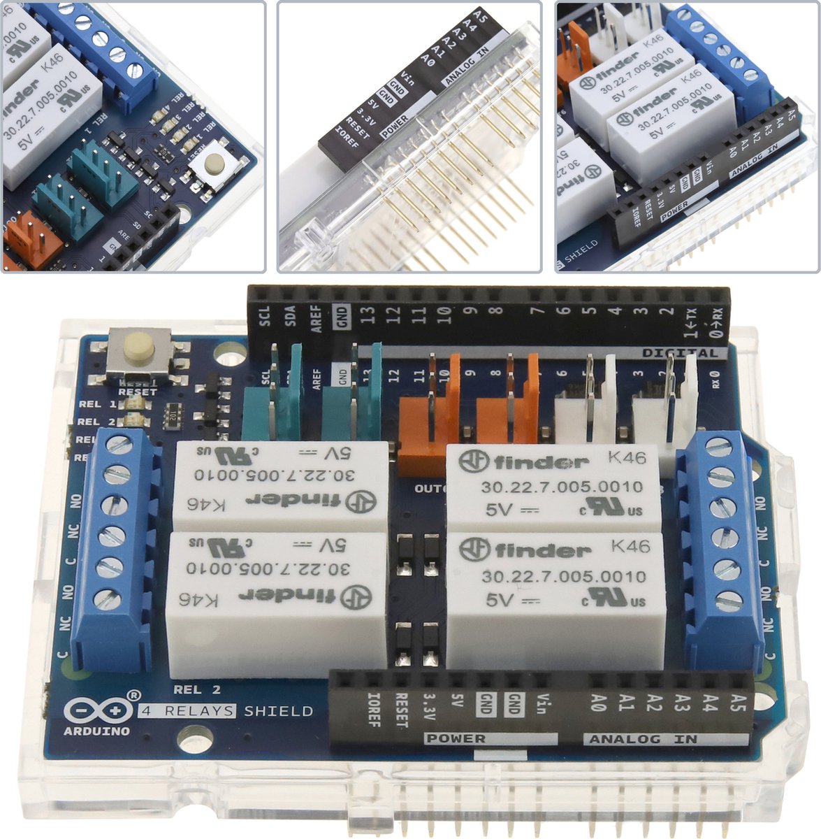 Arduino - Arduino 4 Relay Shield | bol.com
