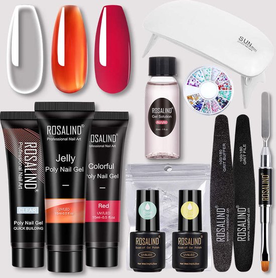 Polygel- polygel kit- polygel nagels- polygel kleuren- 15 ML - polygel ...