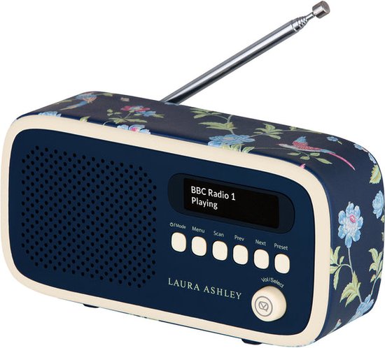 MyVQ Dexter - Draagbare DAB Radio - Blauw | bol