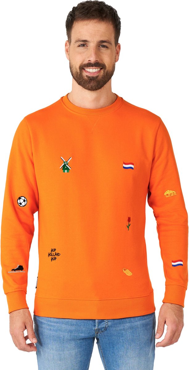 OppoSuits Deluxe Hup Holland Deluxe - Heren Sweater - Nederlands Elftal ...