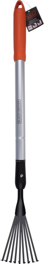 BLACK+DECKER Hark - Telescopische Tuinhark - Uitschuifbare Steel van 78 ...
