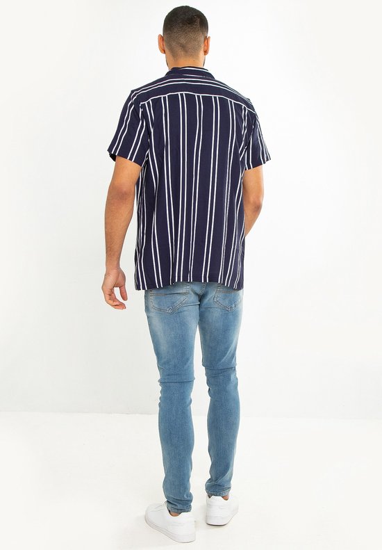 Threadbare Denim Corps Merlot Shirt | bol.com