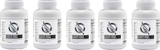 Clear Way Cofactors®, 75 Capsules, 5-packs | bol.com