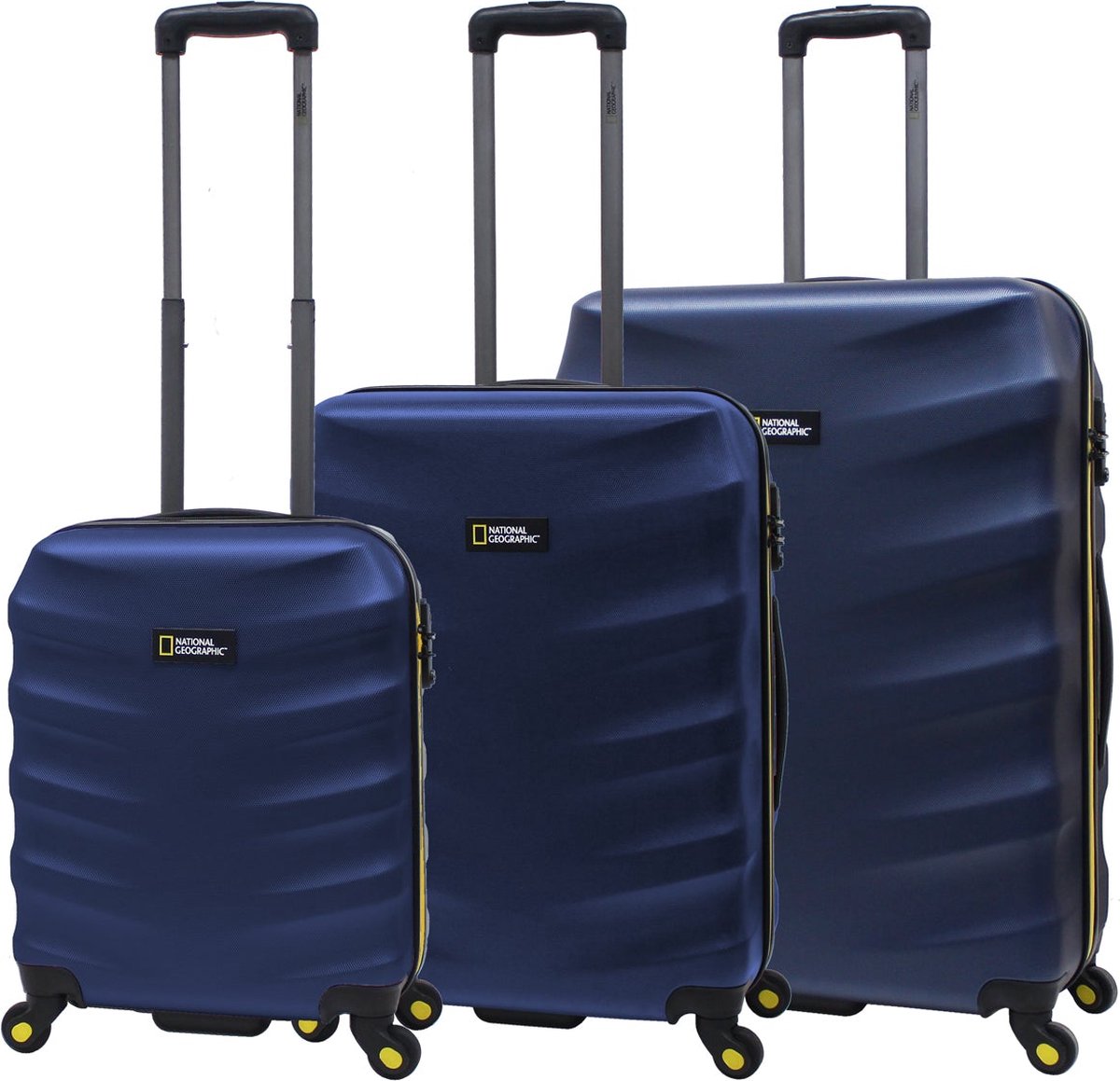 National Geographic Kofferset 3 Delig - Reiskoffer Set - Met wielen ...