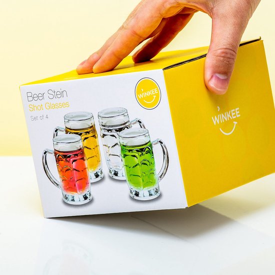 Winkee Bierpul Shotglaasjes (set Van 4) | bol.com