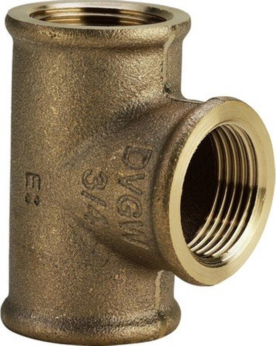 Viega t stuk 1 x 1 x 1 bi. brons | bol