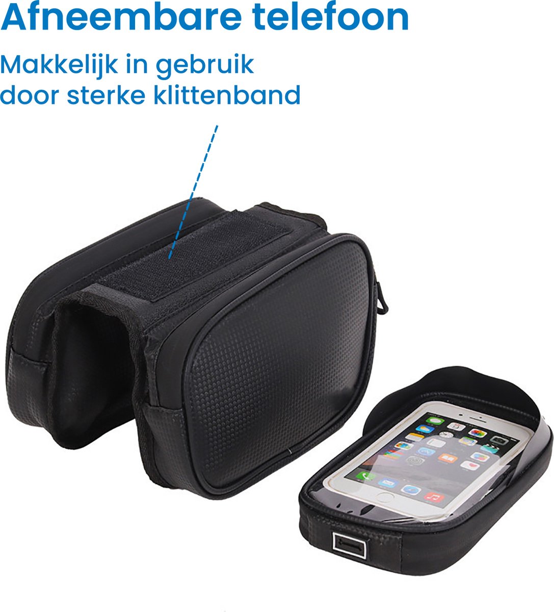 YONO Frame Tas Fiets met Telefoonhouder Waterdicht - Geschikt voor ...