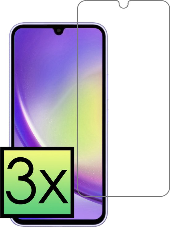 Screenprotector Geschikt voor Samsung A34 Screenprotector Tempered Glass Gehard Glas... | bol