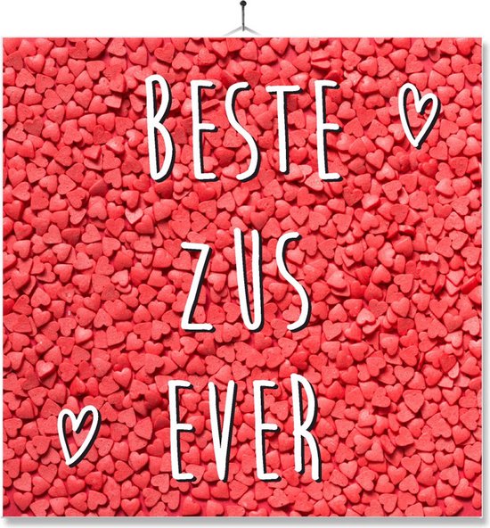 Tegel Met Opdruk | Kado | Cadeau | Beste Zus Ever | bol