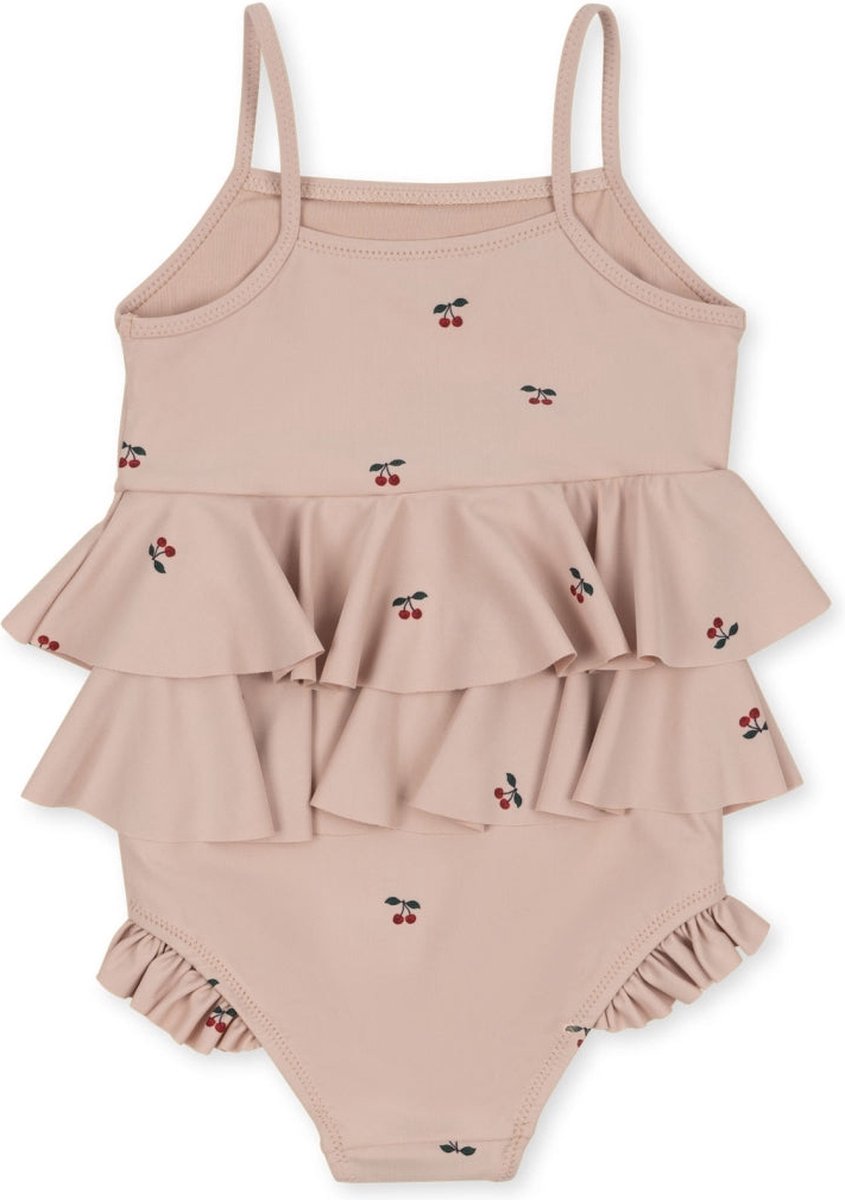 Konges Slöjd Manuca Frill badpak kind - Cherry blush | bol.com