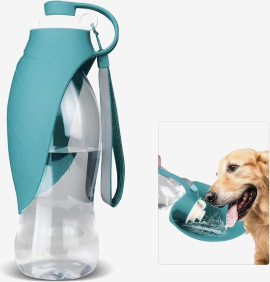 Zoofari Honden Drinkfles 550ml voor onderweg - honden waterfles ...