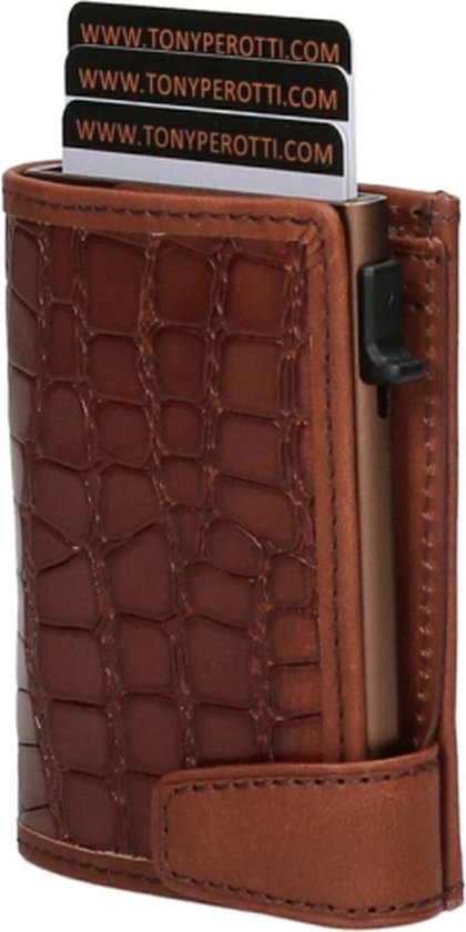 Tony Perotti Pasjeshouder / Creditcardhouder - Furbo - Leer - Cognac ...