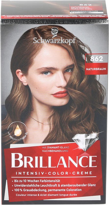 Schwarzkopf Brillance Intensive Color Creme haarkleuring Bruin | bol