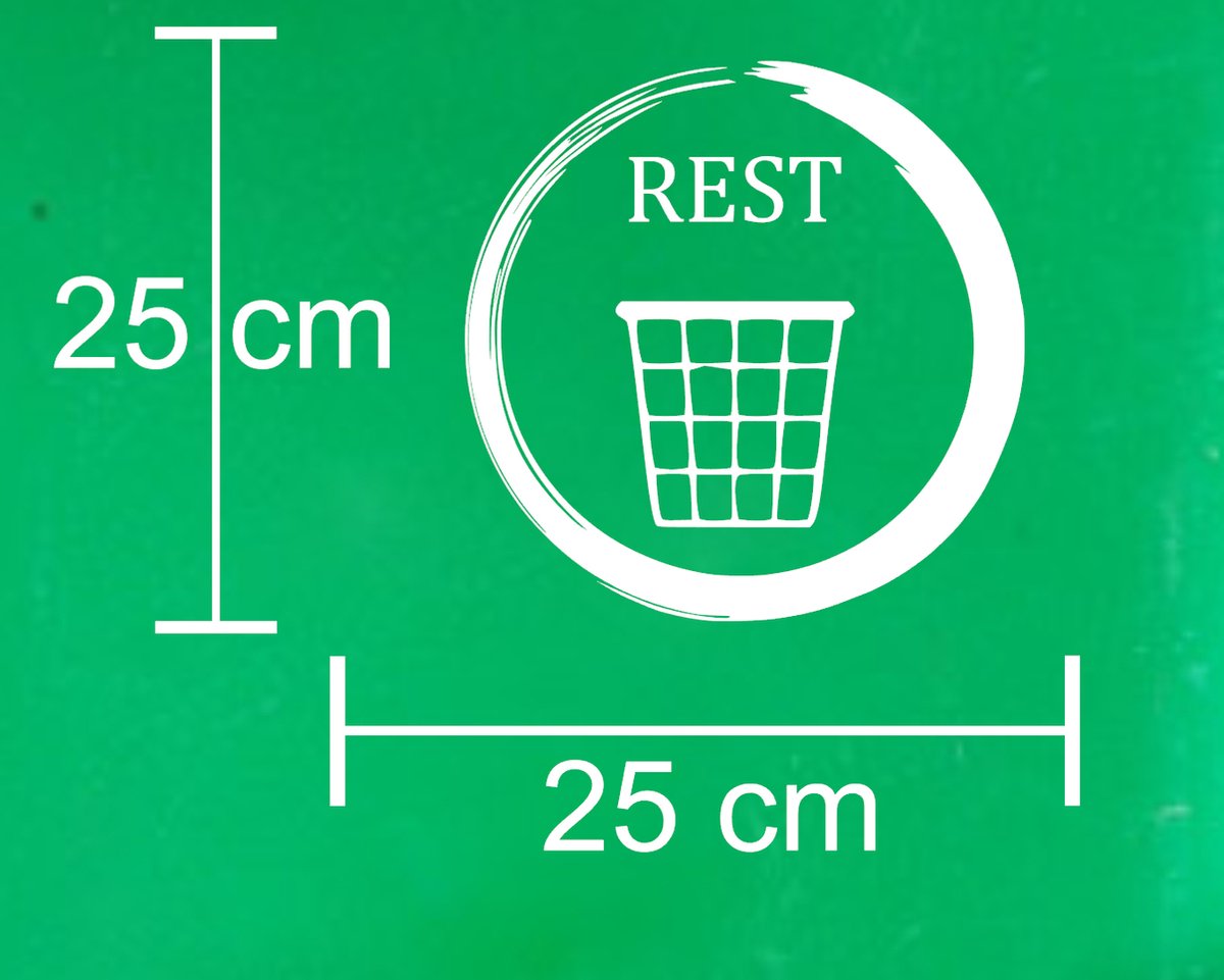 Kliko / Container Stickers | GFT, Rest, Papier, PMD | Huisnummer | 8 ...