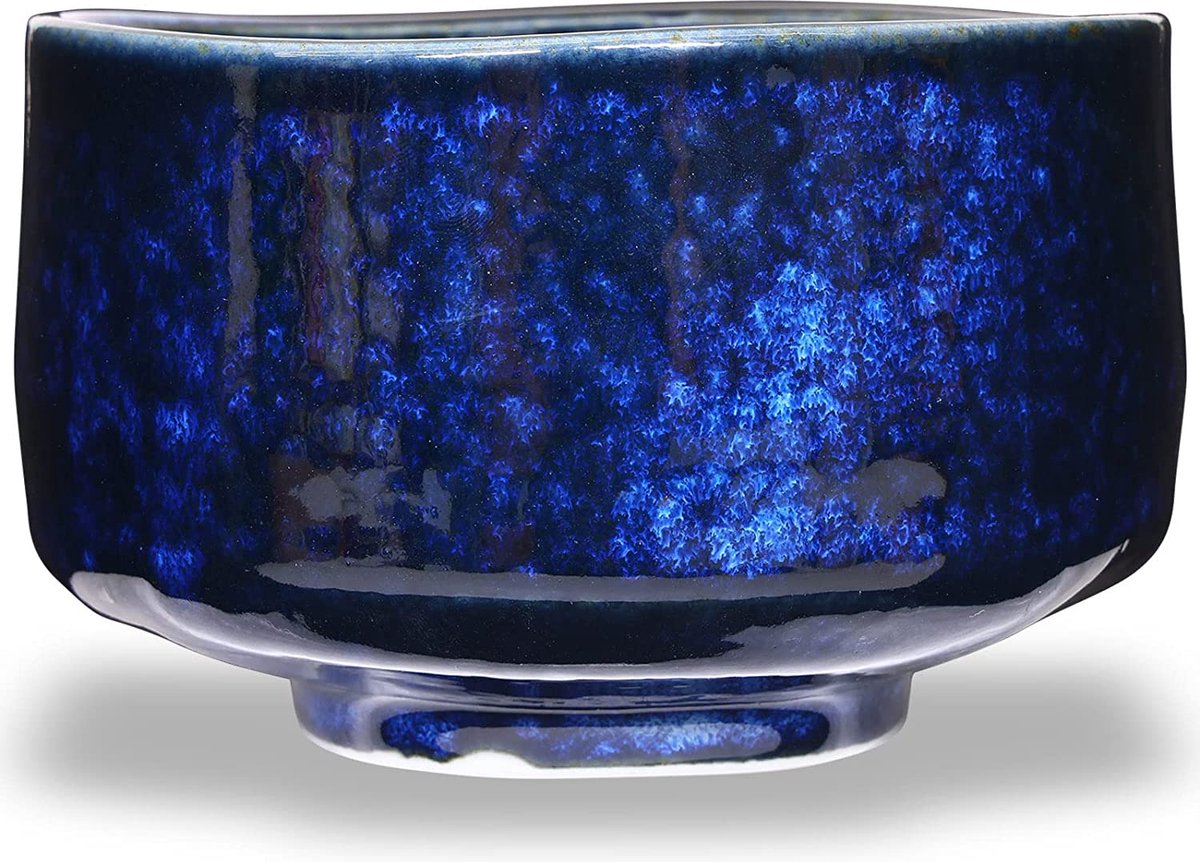 Bol à thé matcha fait à la main japonais Cérémonie du thé vert Marine ...