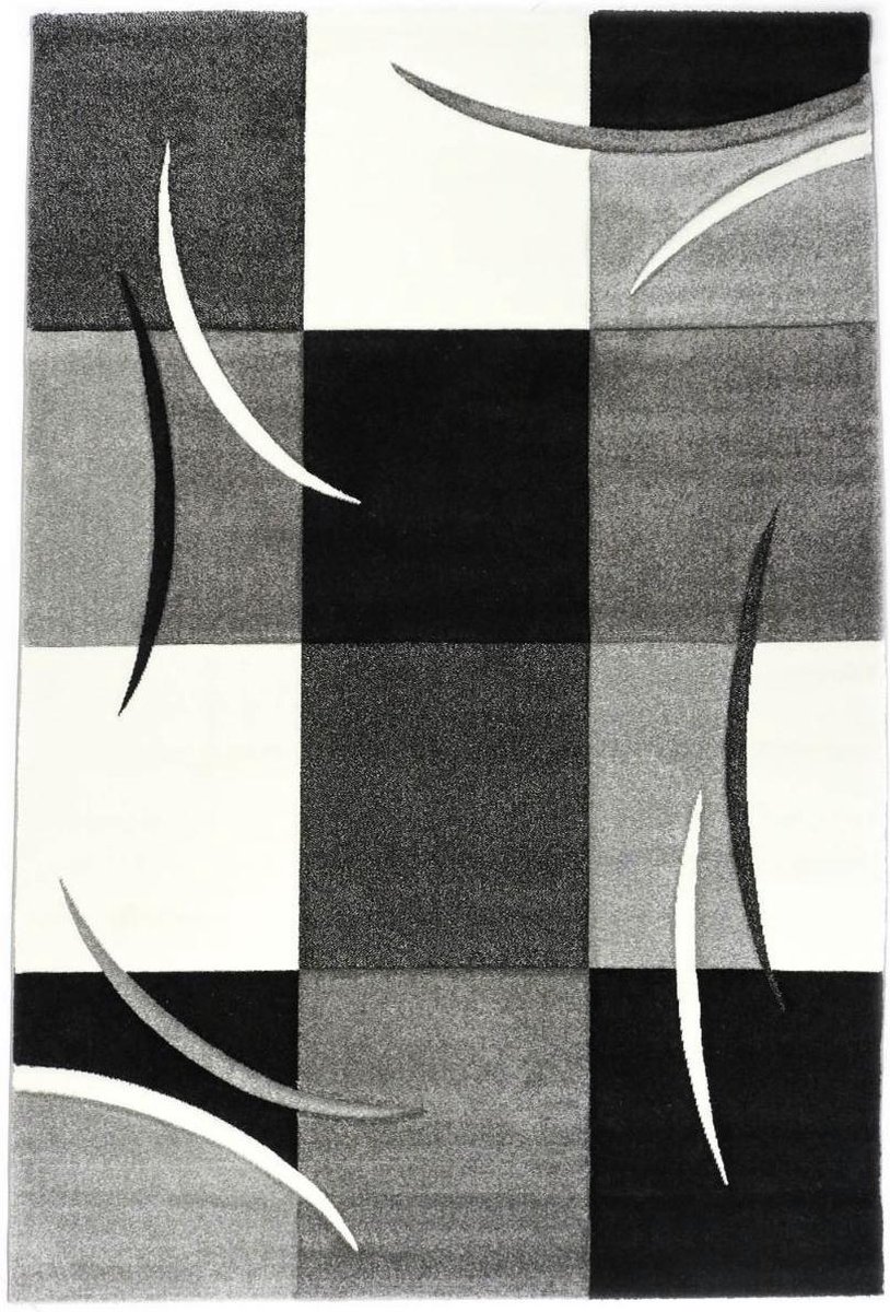 Geweven Karpet Diamond 665-95 Grey-160x230 cm | bol.com