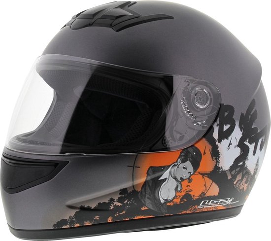 LS2 FF350 Helm Big Stuff mat antraciet | bol.com