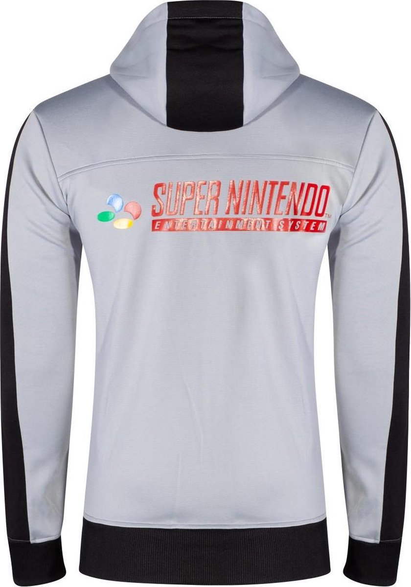 Nintendo Nintendo Vest met capuchon -M- Super Nintendo Grijs | bol.com