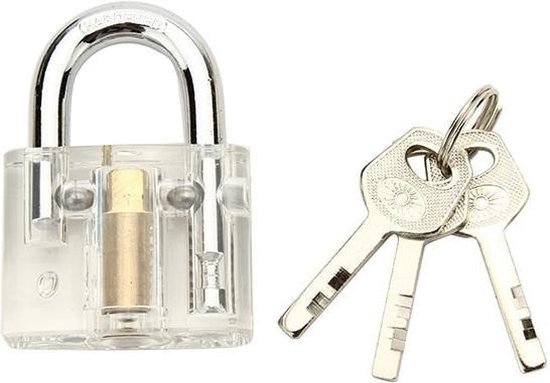 DANIU Disc Type Transparante Padlock Met Disc Detainer Slotenmaker ...