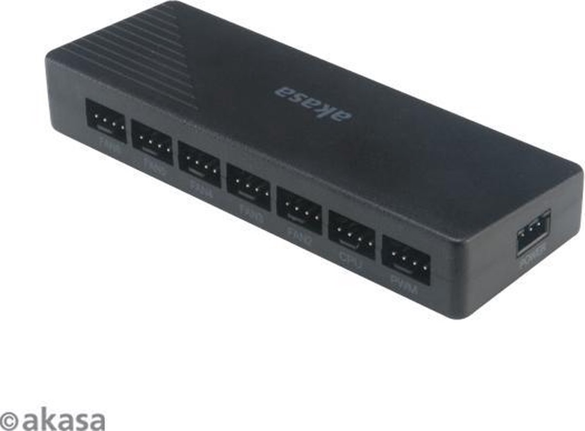 Akasa VEGAS Addressable RGB LED Controller with 6 PWM Fan SplitterAkasa ...