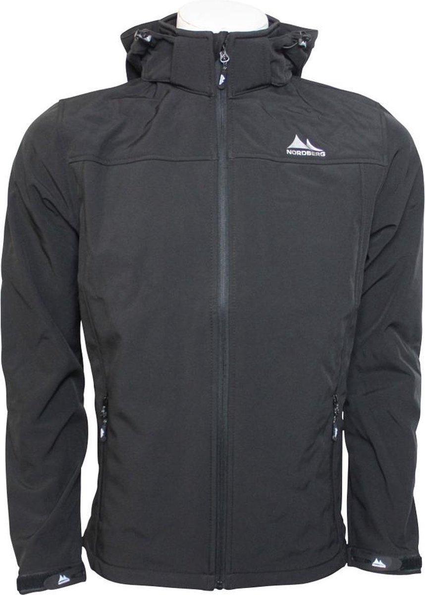Nord Berg Eldgrim softshell jack heren zwart | bol.com