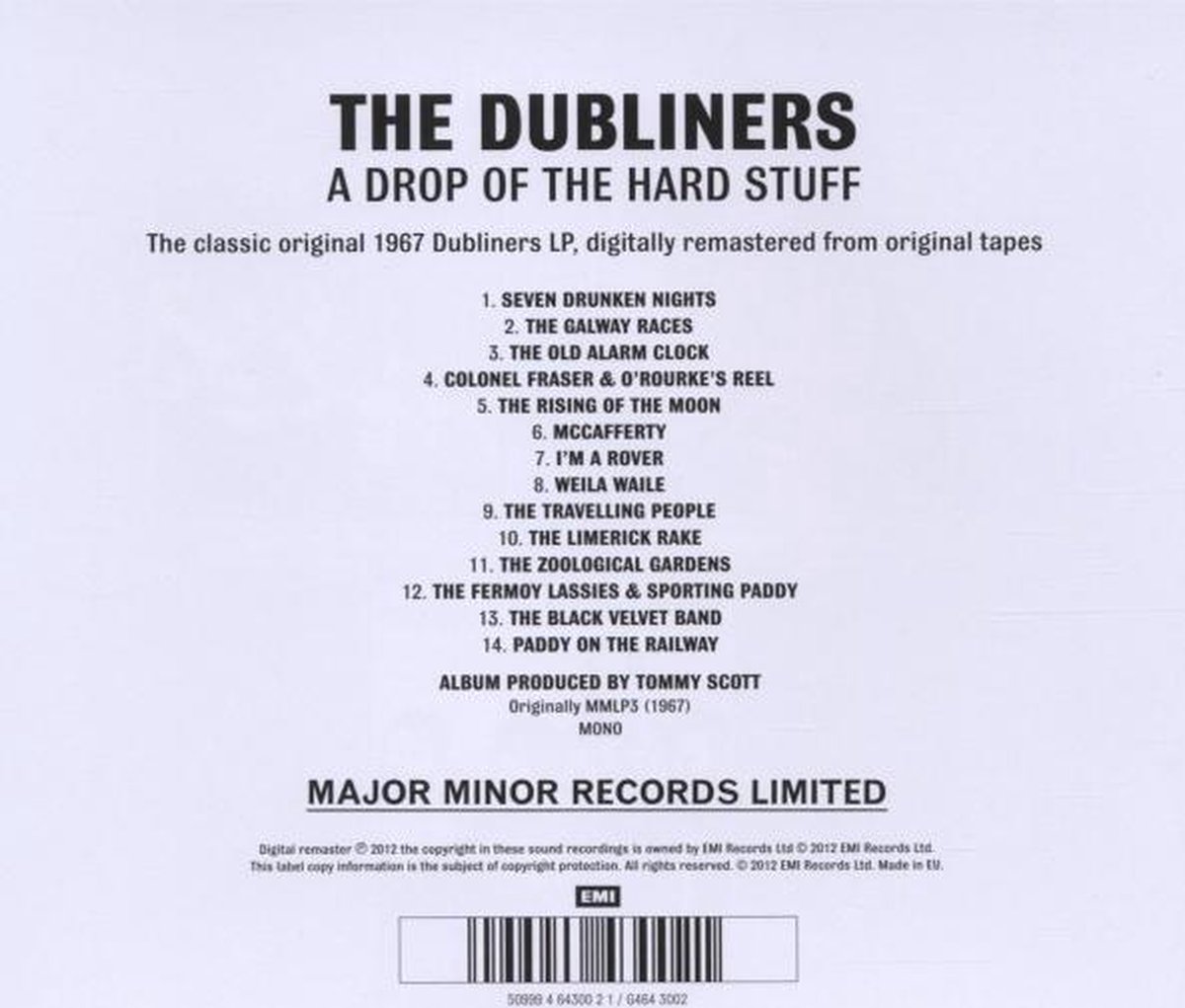 A Drop Of The Hard Stuff, The Dubliners | Muziek | bol