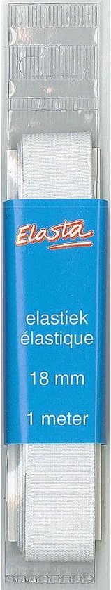 ELASTA ELASTIEK 18MM WIT - 1M. 2 STUKS. | bol.com
