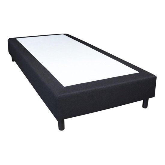 Slaaploods.nl Basic - Boxspring exclusief matras - 80x210 cm - Zwart | bol