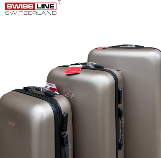 Swiss Line Switzerland Kofferset - 3 Delig - Complete Reiskoffer set ...