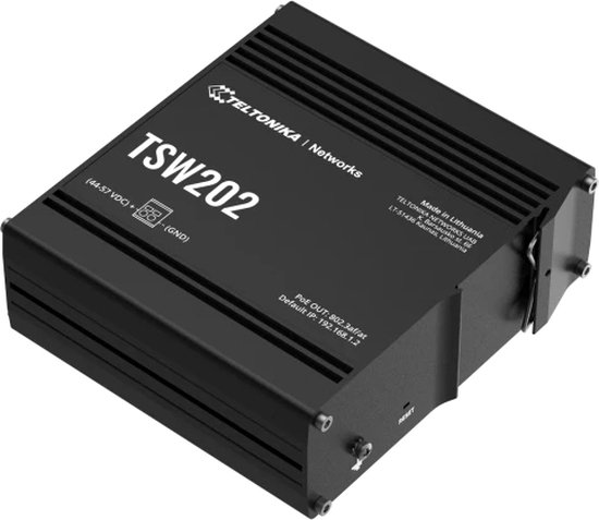 Teltonika TSW202 Managed L2 Gigabit Ethernet (10/100/1000) Power over ...