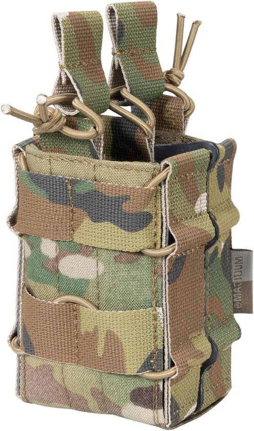Tactical Molle Single-Double Open-Top Mag Pouch for M4 M14 M16 AR15 G36 ...