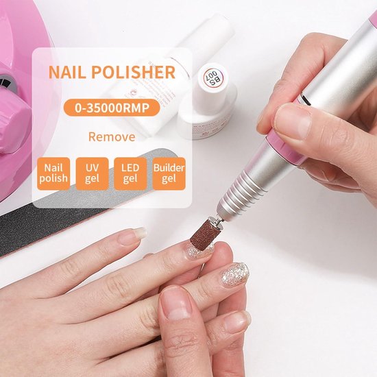 Nail Cutter Low Vibration Electric Manicure with 6 Cutters ...