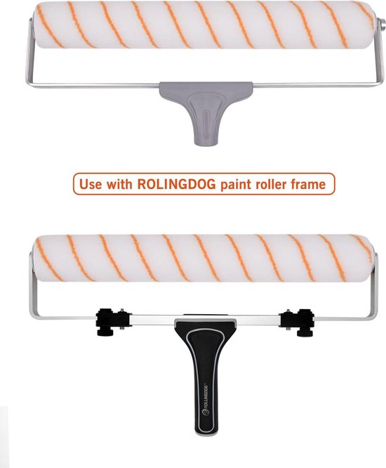 18" Paint Roller Covers - Large Sleeves for Ceiling Wall Floor Decks ...