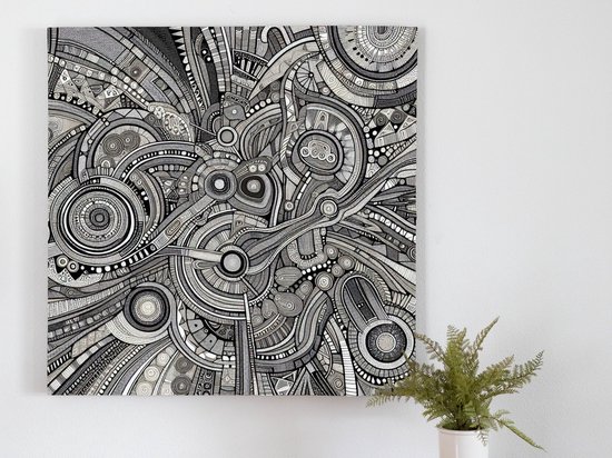 Line art aboriginal schilderij | Aboriginal Lines: A Visual Symphony of ...