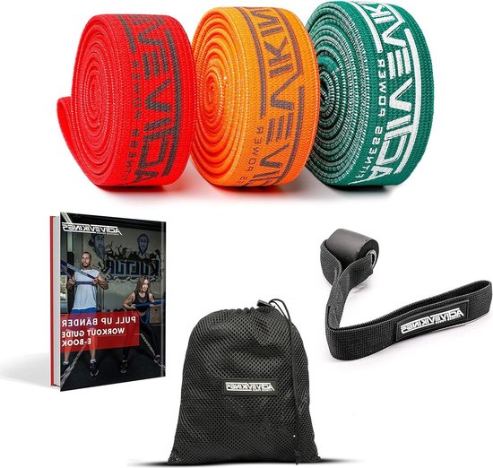 Pull-Up stoffen fitnessbanden - spieropbouw - crossfit - freeletics ...