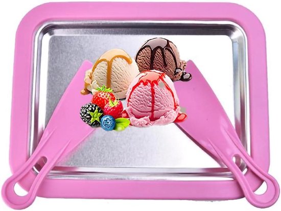 IJsplateau om ijs te maken - Roll Ice Cream Maker - zelfgemaakte ...