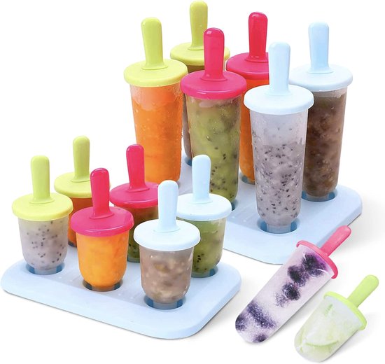 Kids Ijsvormpjes Siliconen - Ijslolly Vormen - Vormpjes voor Ijsjes ...