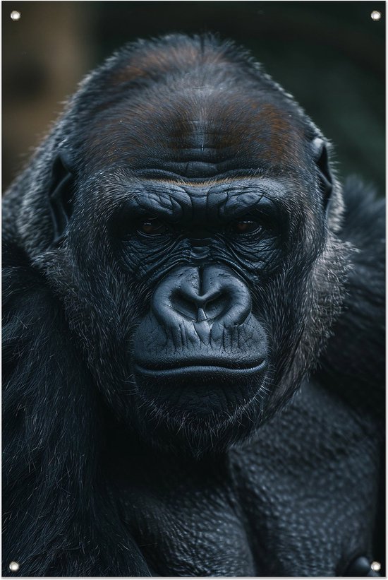 Gorilla poster - Dier tuinposter - Tuinposters Ogen - Poster buiten ...
