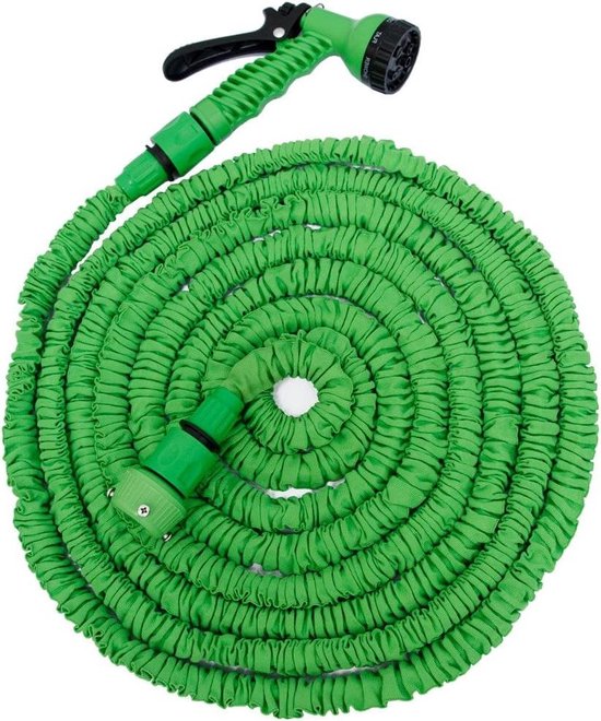 Flexibele Waterslang 5m-15m - incl. 7-voudige multifunctionele ...