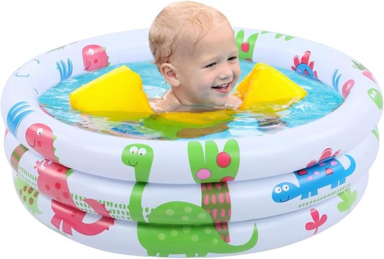 Mini Inflatable Pool for Children - Round Toddler Pool with Portable ...