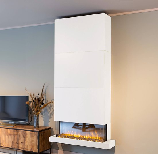 Xaralyn Disegno XL wandhaard 120 cm wit - 3-zijdige elektrische LED ...