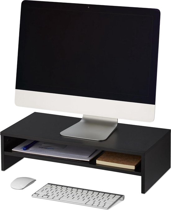 Monitorstandaard met plank - afmetingen 145 x 54 x 255 cm ...